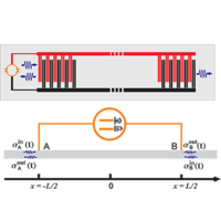 Giant acoustic atom: A single quantum system with a deterministic time ...