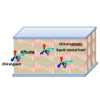 Chirality Differentiation by Diffusion in Chiral Nematic Liquid ...