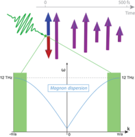 Laser-driven quantum magnonics and terahertz dynamics of the order ...
