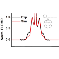 Spin-dependent photophysics in polymers lightly doped with fullerene ...