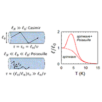 Ballistic magnon heat conduction and possible Poiseuille flow in the ...