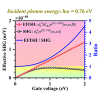 Gate voltage tunable second harmonic generation in monolayer and ...
