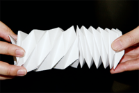 Structure, design, and mechanics of a paper spring | Phys. Rev. E