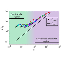Influence of Euler acceleration on the aerodynamic loading and leading ...