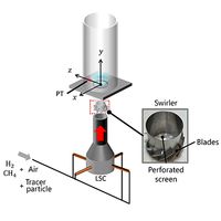 Lewis number effect in lean premixed -air and -air flames during ...