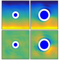 Segregation of large particles in dense granular flows suggests a ...