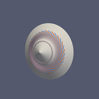 Flow induced by a rotating cone: Base flow and convective stability ...