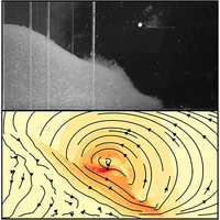 Size effects in underwater granular collapses: Experiments and coupled ...