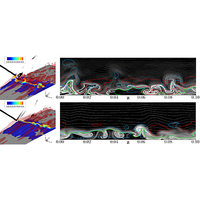 Interplay between streaks and vortices in shock-boundary layer ...
