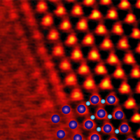 Detection of a Superconducting Phase in a Two-Atom Layer of Hexagonal ...