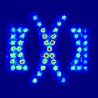 Tweezer-Assisted Subwavelength Positioning of Atomic Arrays in an ...